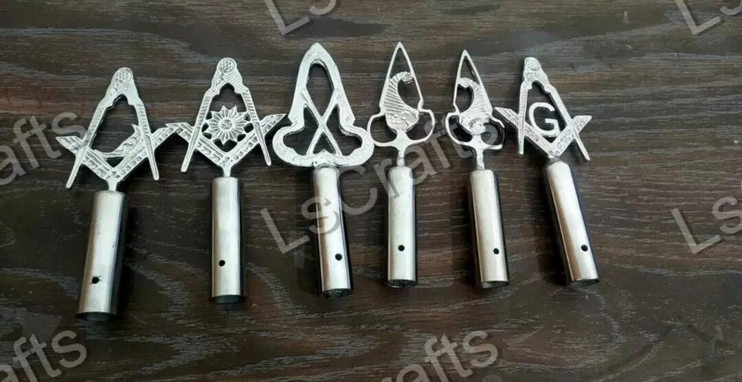 Masonic Blue Lodge Rods & Tops Silver Color Pole Topper 06 PCS - Etsy