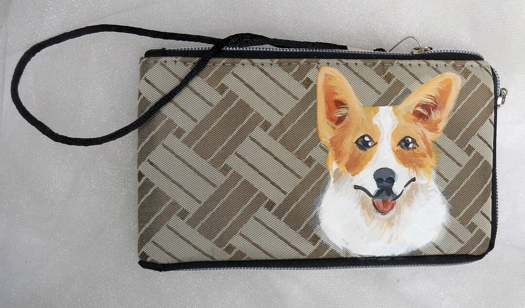 Welsh Corgi Coin Purse, Gifts for Her, Corgi Lover Gift, Corgi Portrait ...