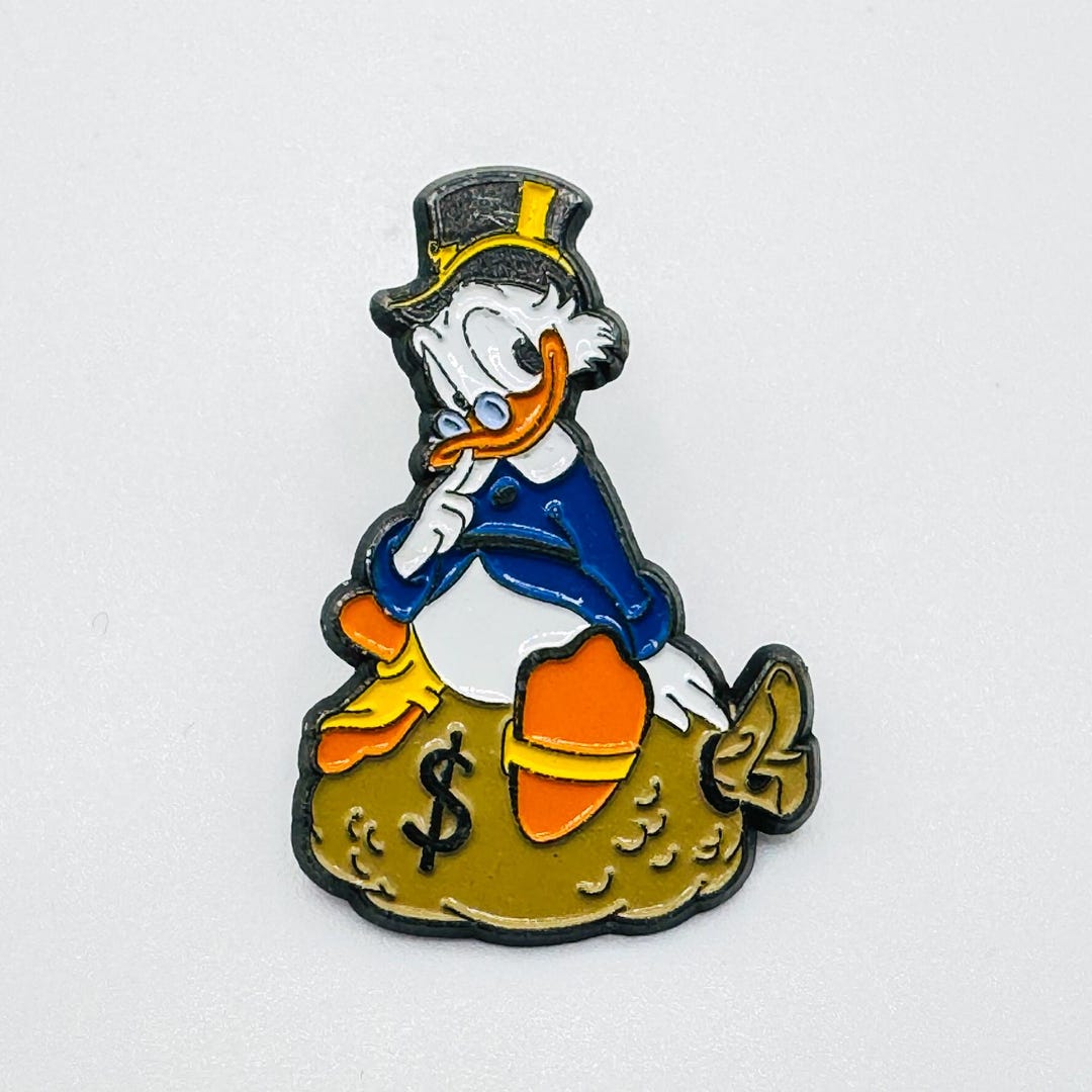 Vintage Disney Sedesma Uncle Scrooge Mcduck Enamel Pin Badge Lapel ...