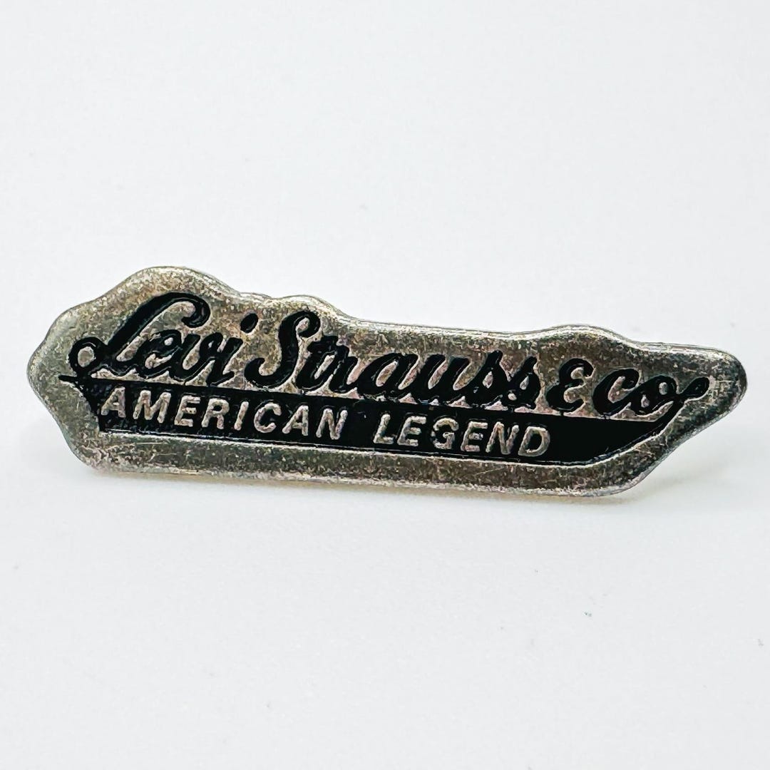 Vintage Levi Strauss & Co American Legend Pin Badge Lapel Brooch Levis ...