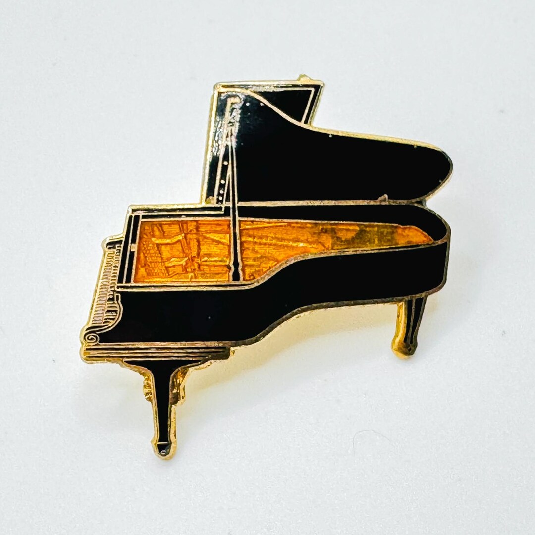 Vintage STEINWAY Piano Metal Enamel Pin Badge Lapel Brooch Pianist ...