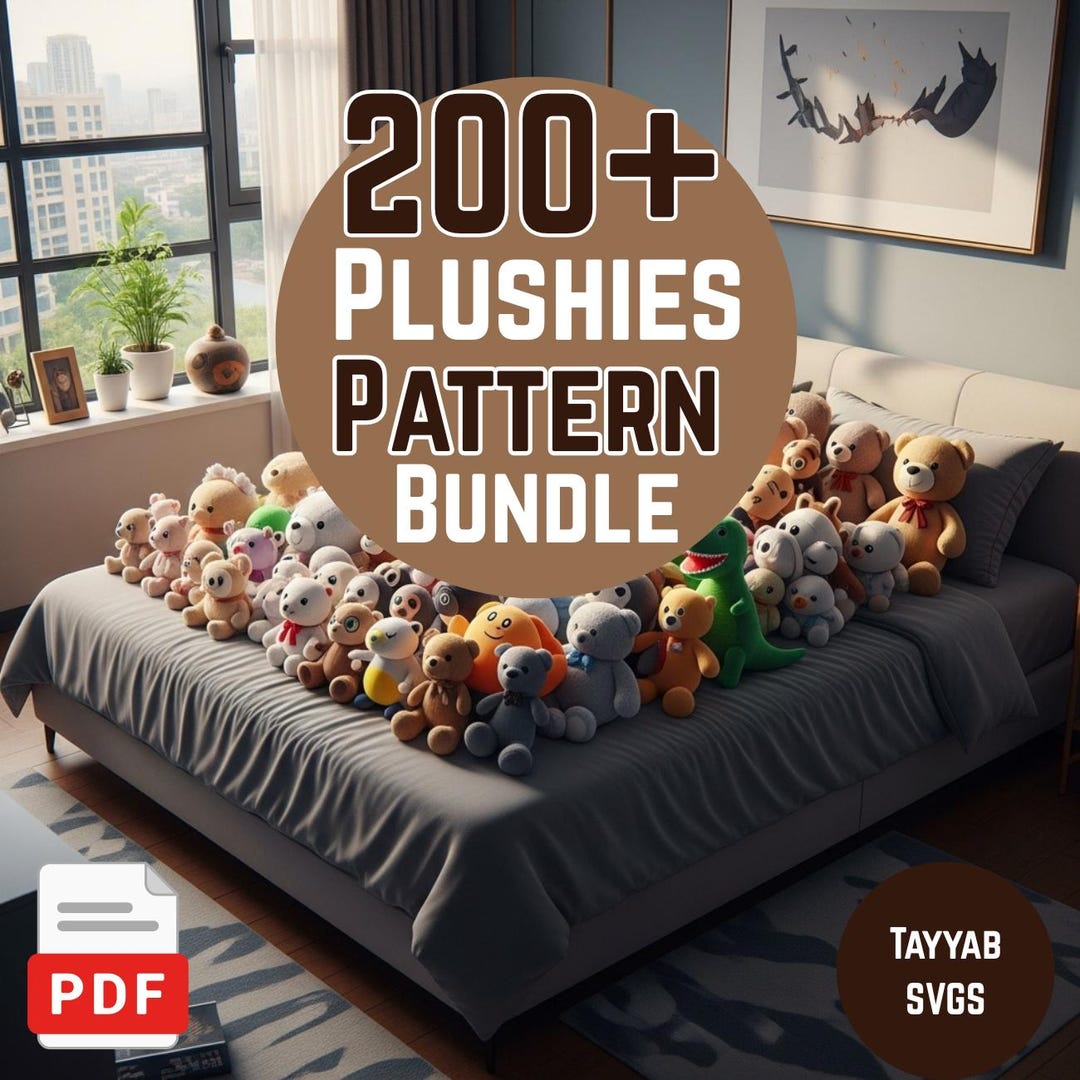 200+ Crochet Plushies Patterns Bundle (PDF Pattern) - Etsy