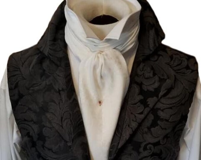 Hemp Silk Jacquard Regency Victorian Necktie Tie - Etsy