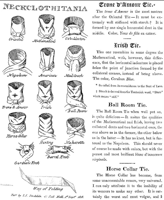 How To Tie A Victorian Cravat