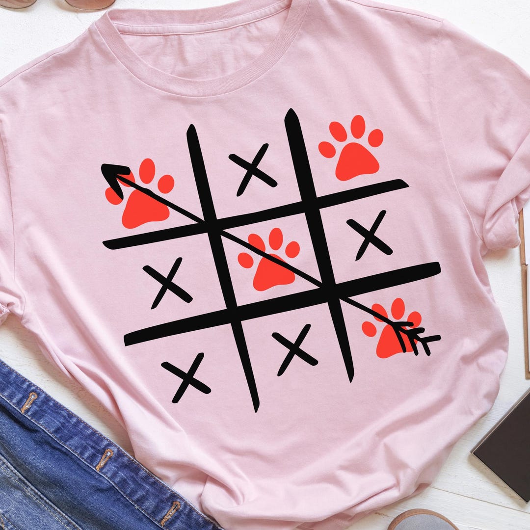 XOXO Paw Print PNG, Valentine Dog Cat Mom Gift, Pet Lover Shirt Design ...