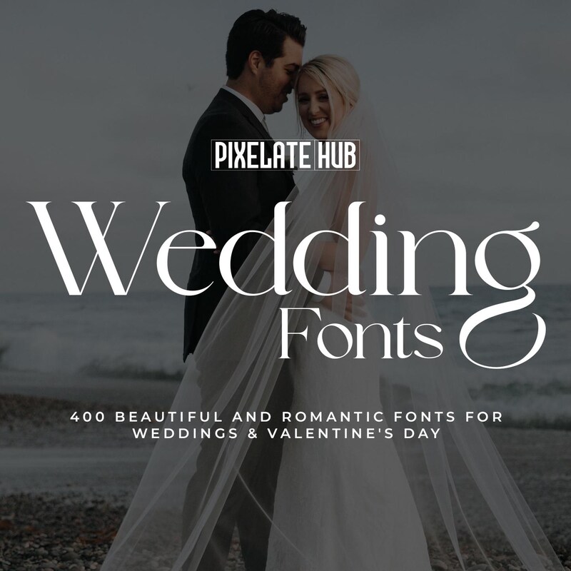 Wedding Guest Fonts - Etsy