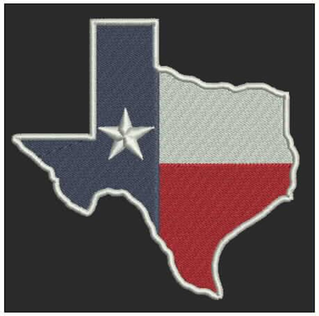 Texas Map – Machine Embroidery Design | Digital Files | Instant ...