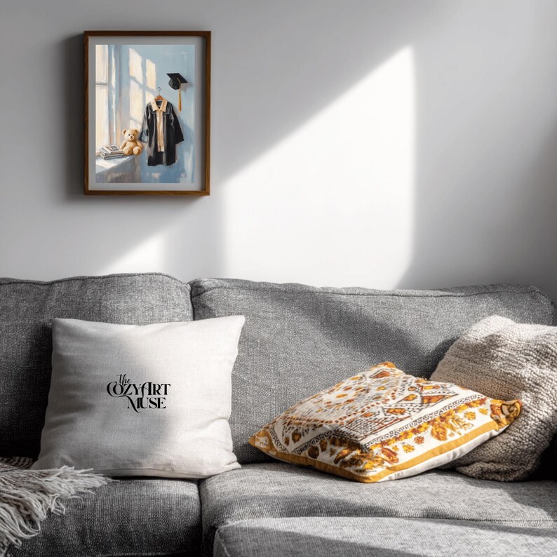 Printable Graduation Gown Photo Frame | Littles Graduation Wall Decor ...