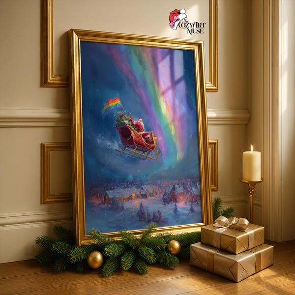 Gay Santa Art - Etsy