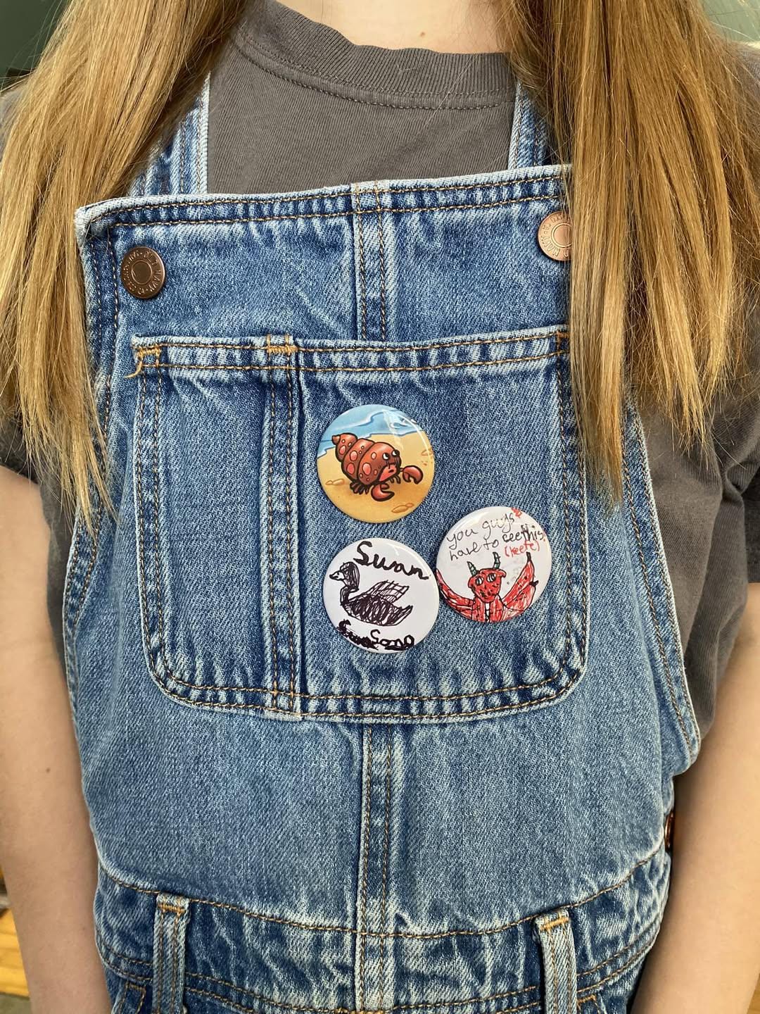 1.5" Custom Round Pin Back Buttons - Etsy