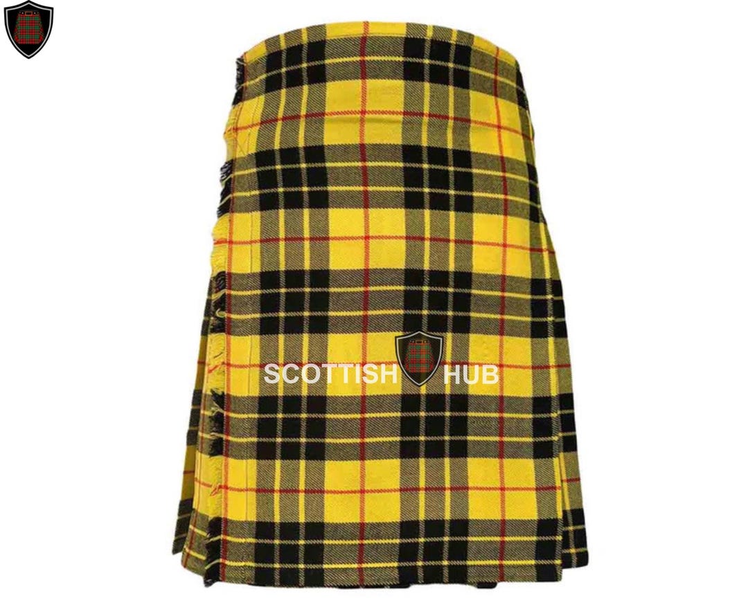 Macleod of Lewis Tartan Kilt for Men, 8-yard Scottish Kilt, Custom ...