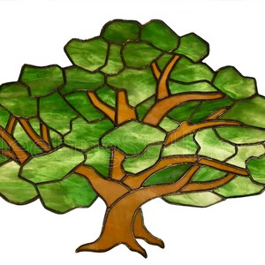 Stained Glass Pattern - Tree of Life Suncatcher - Etsy