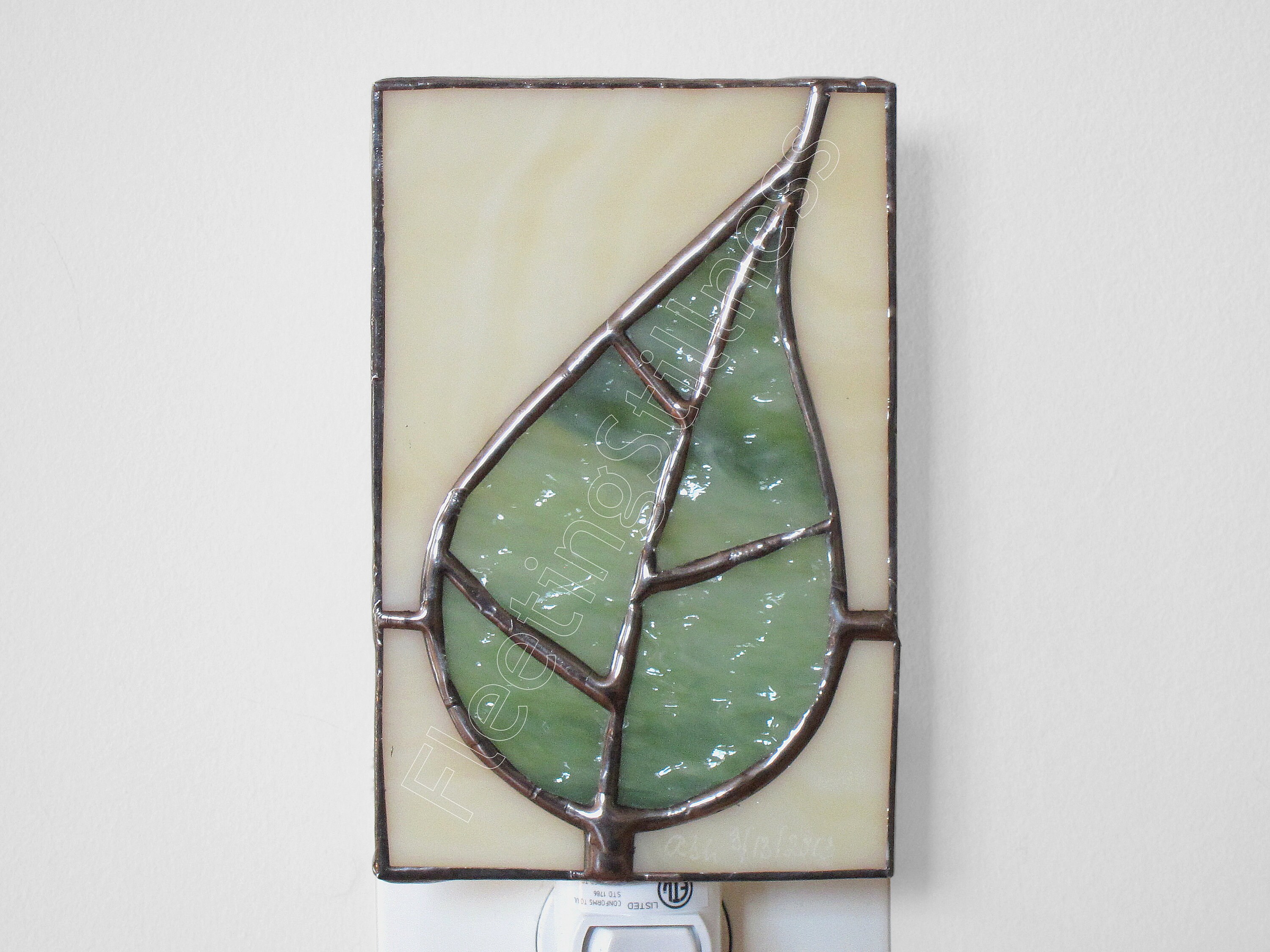 Bedroom Night Light Tree Stained Glass Nightlight Gift - Etsy