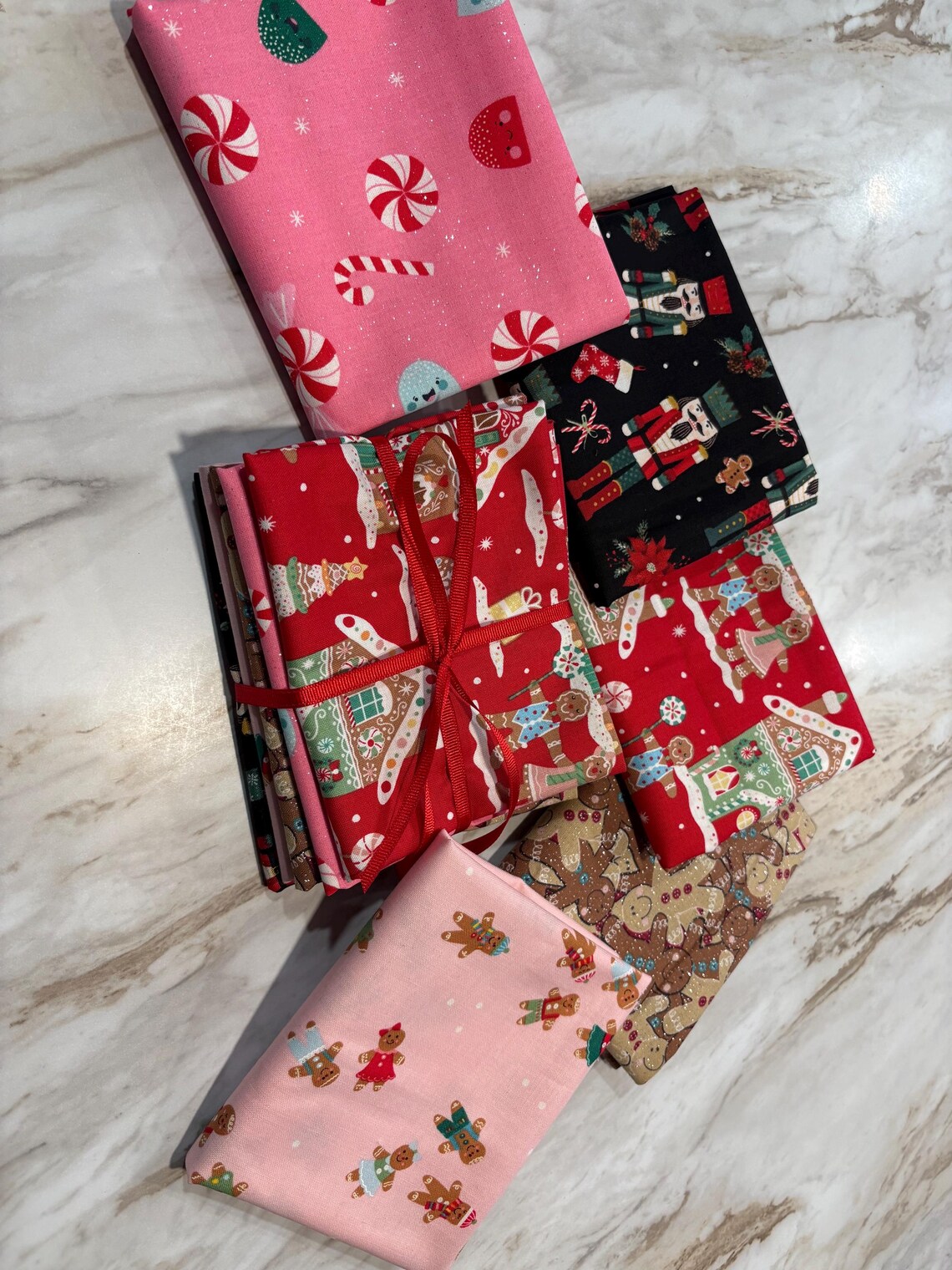 Gingerbread Lane Jelly Rolls and Fabric Precuts - Etsy