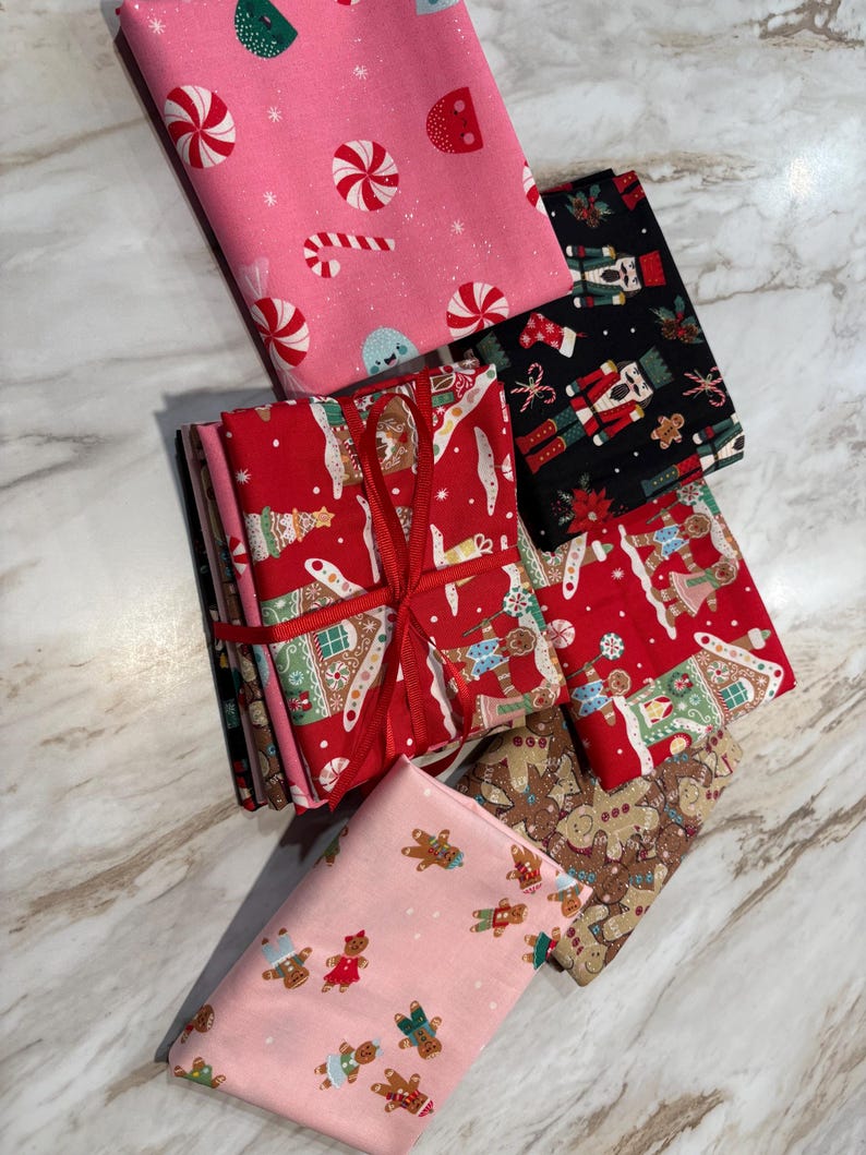 Gingerbread Lane Jelly Rolls and Fabric Precuts - Etsy