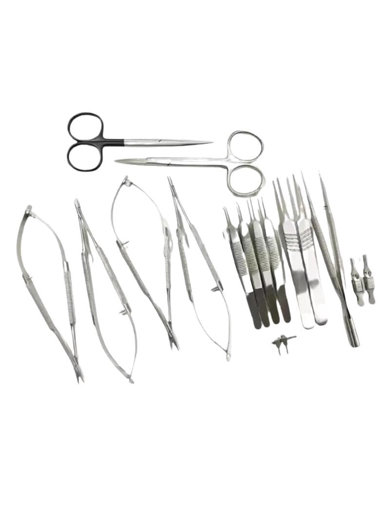 Outraven Deluxe Micro Hand Surgery Kit – Includes Microvascular Clamp ...