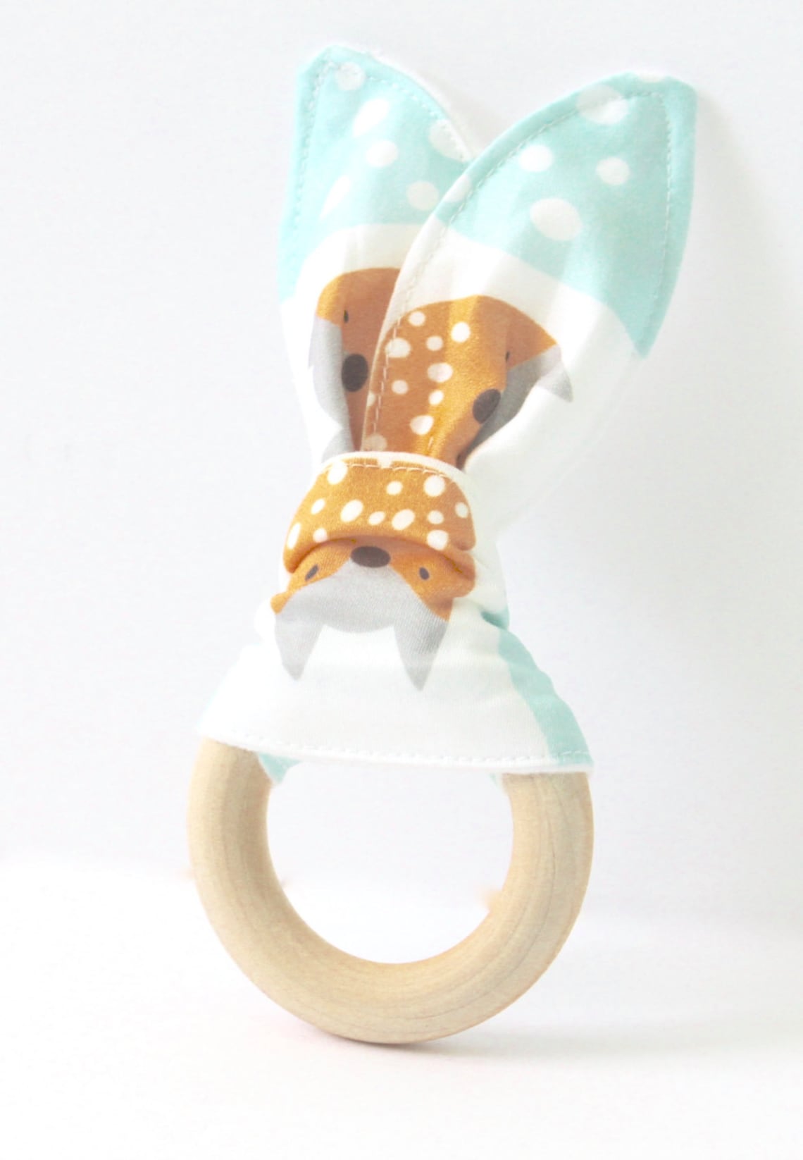 Teething Ring Wooden Teething Ring Baby shower gift Baby | Etsy