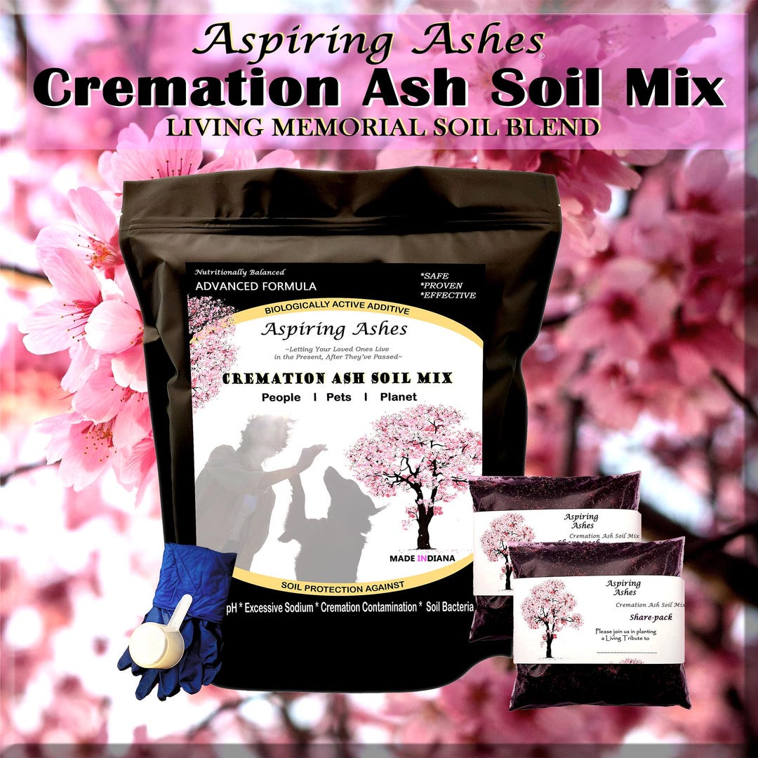 Cremation Ash Soil Mixture: Organic Memorial Blend for Spring Planting ...