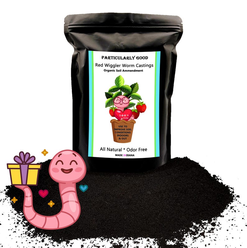 Organic Worm Castings: Natural Plant Food & Soil Enhancer - Etsy