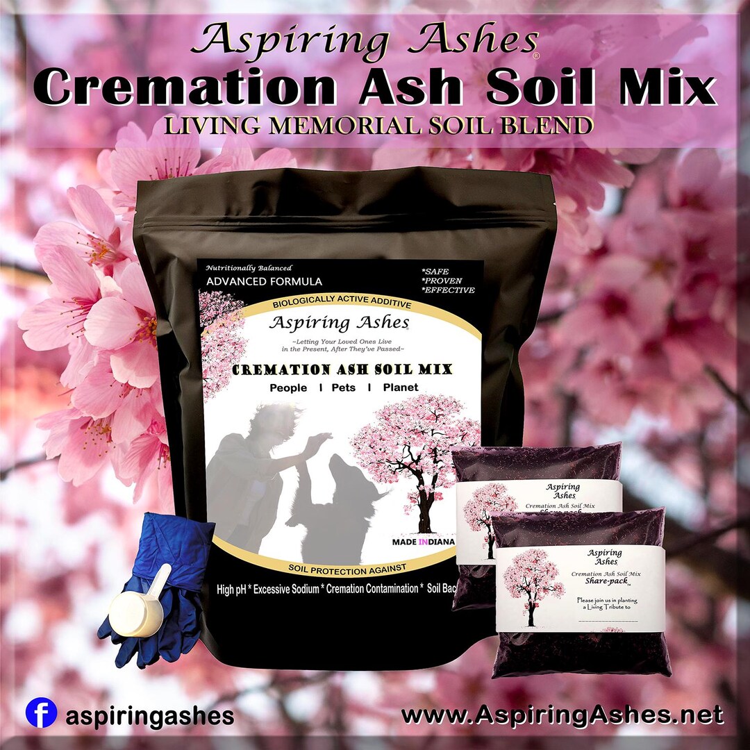 SOIL for CREMATION Ashes MIX for Planting Cremated Ashes With Plants ...