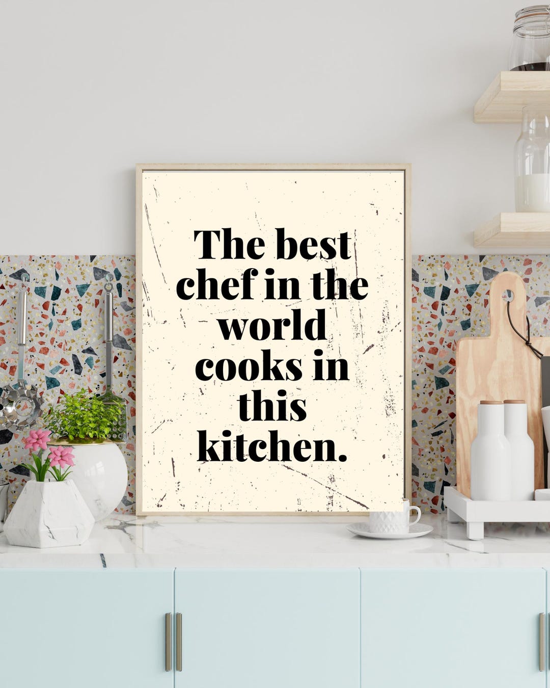 Poster for Cooking Lovers, Kitchen Wall Poster, Bistro Poster, Printed ...