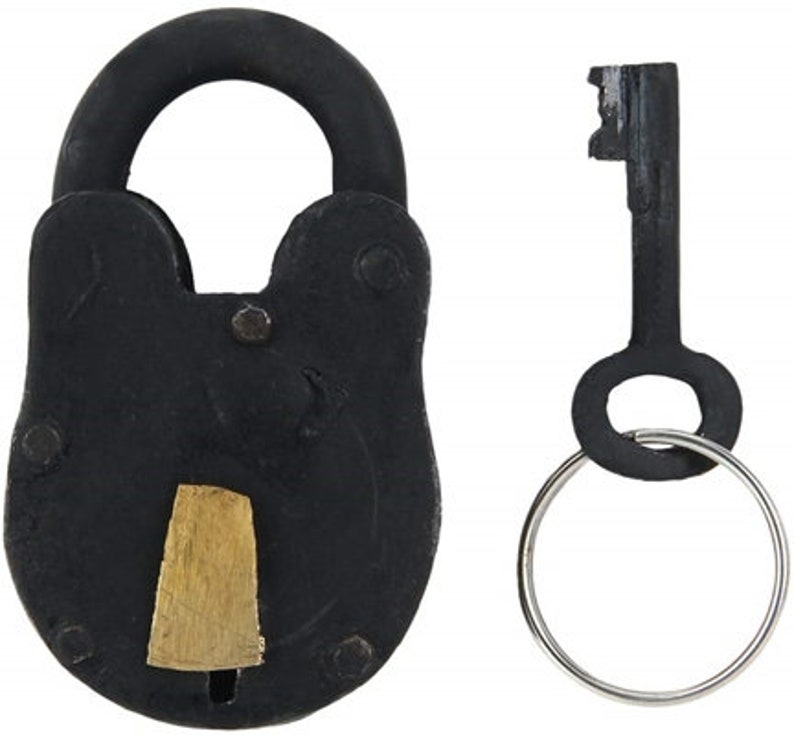 Padlock Vintage Style Iron Padlock Finish off Your Wine - Etsy
