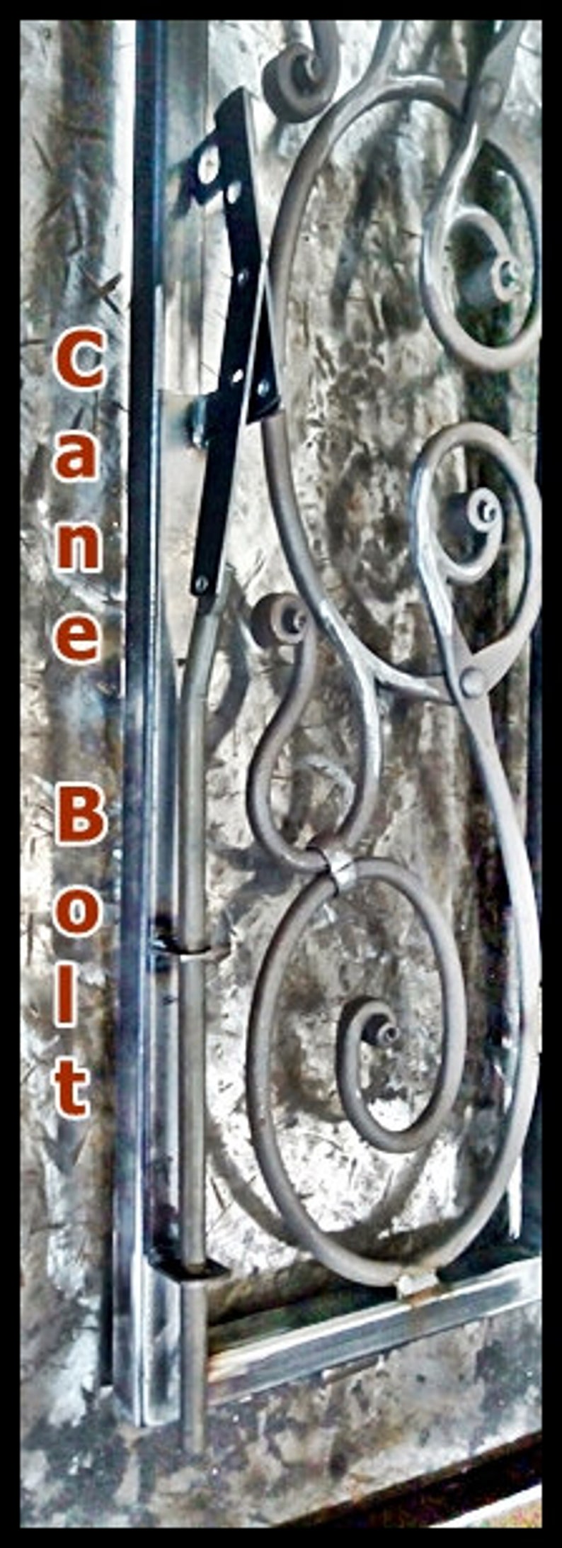 Iron Wine Cellar Door - Tall Garden Gate - Custom Sizes - 30 to 36 ...