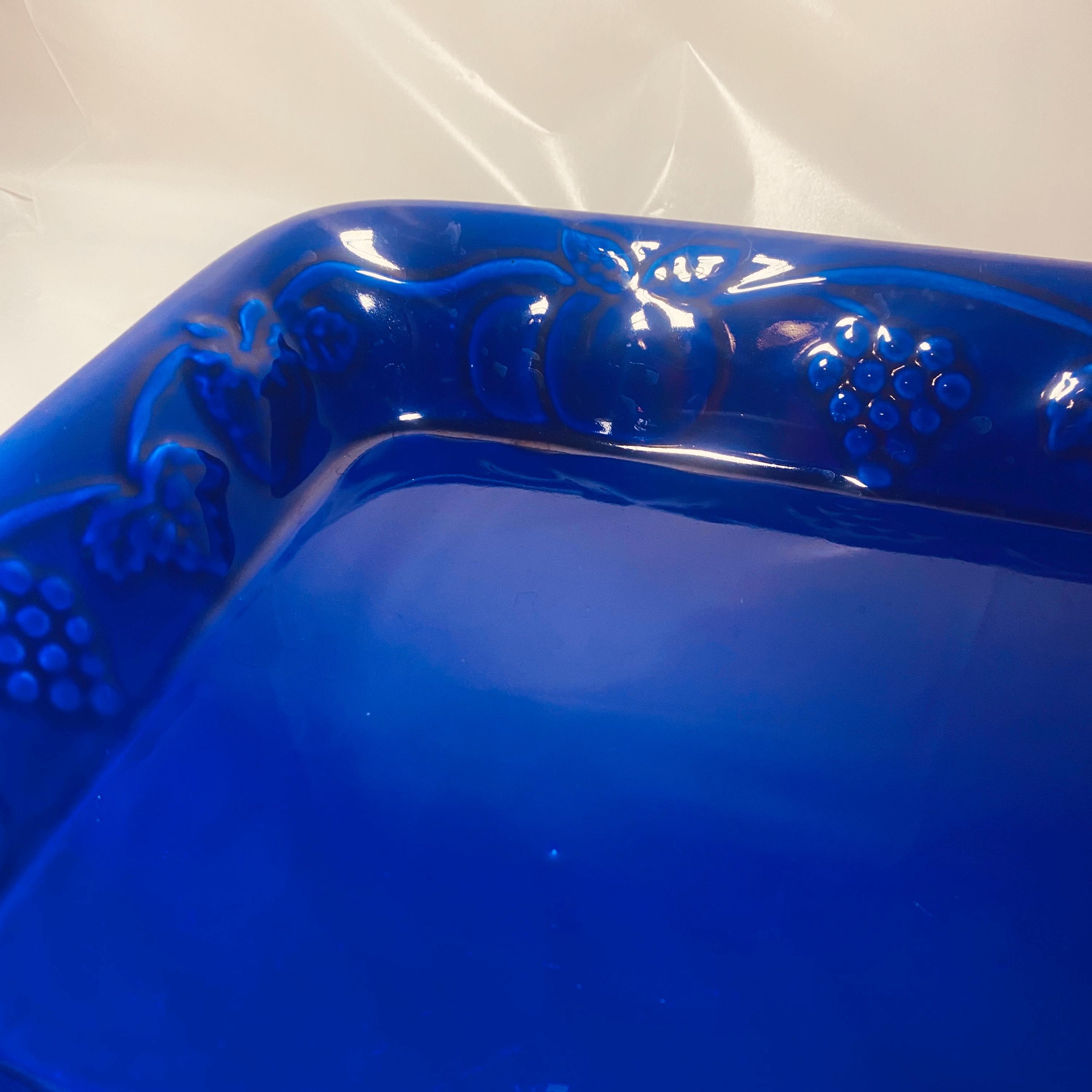 Cobalt Blue Dish Temptations by Tara Ceramic Casserole Dish for Lasagna ...