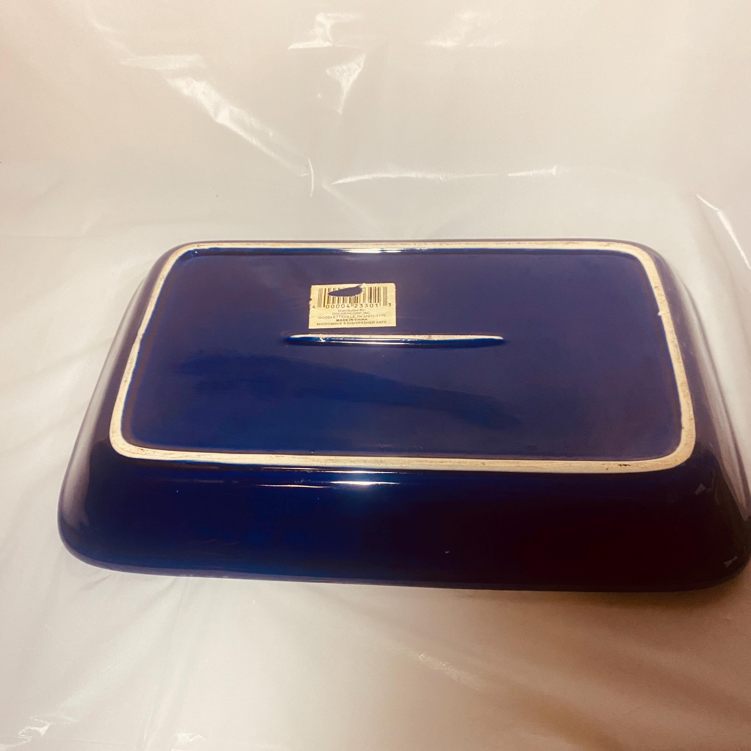 Cobalt Blue Dish Temptations by Tara Ceramic Casserole Dish for Lasagna ...