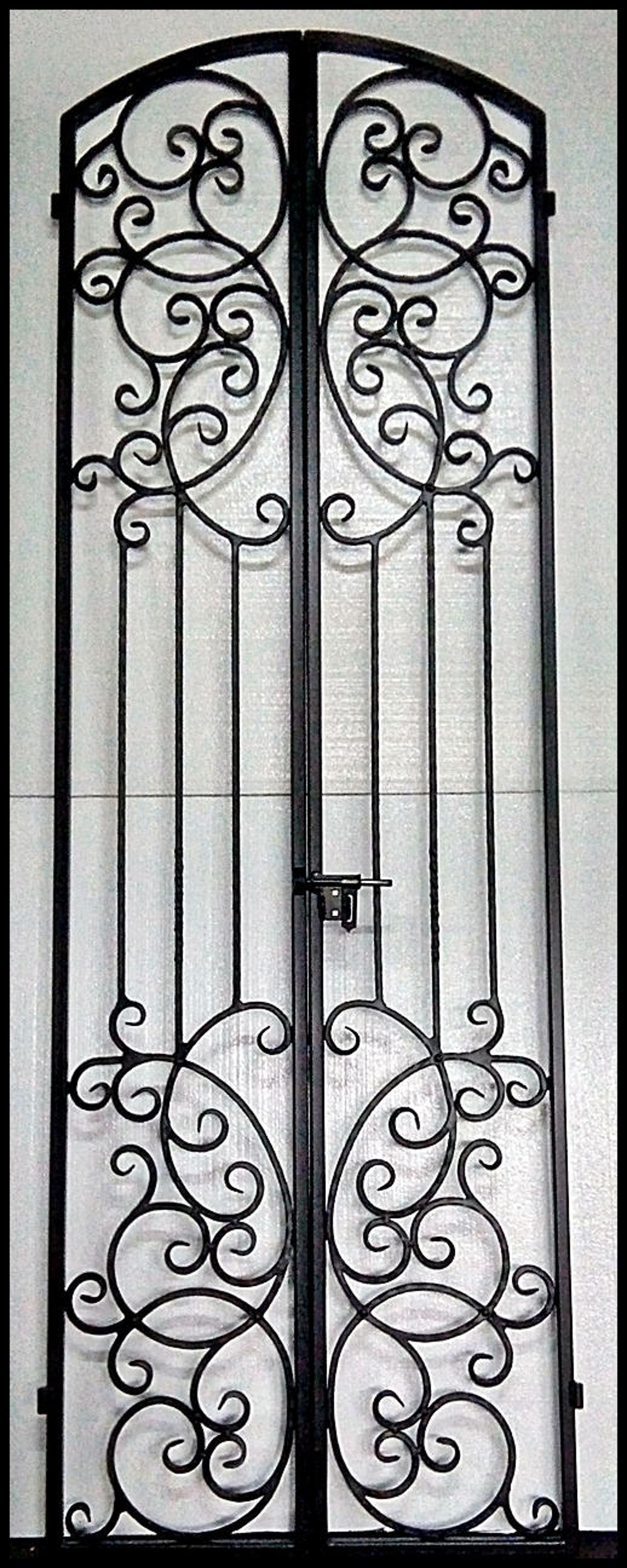 Iron Wine Cellar Door Tall Garden Gate Custom Sizes 30 - Etsy