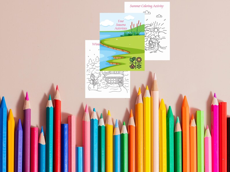 Baby Seasons Learning & Coloring Book | Printable Kids Activity Book ...