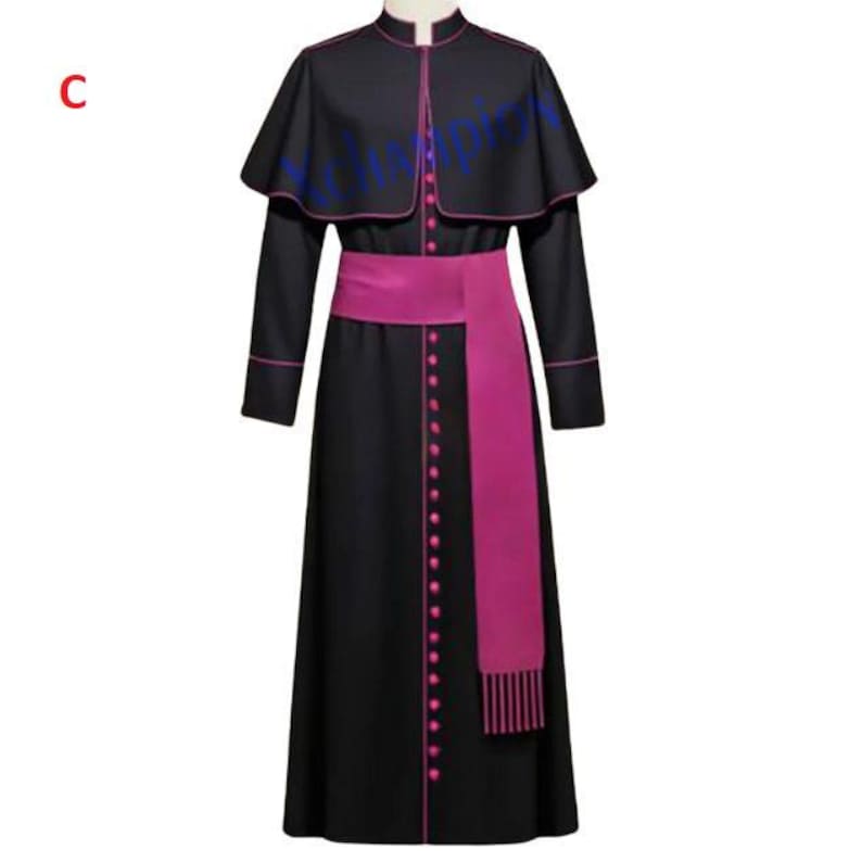 Custom Clergy Cape – Handmade Black Liturgical Vestment, Tailored ...
