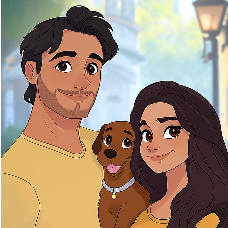Custom Disney Portrait Commissions | Disney Portrait, Disney Style ...