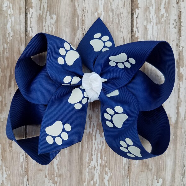 Royal Blue Paw Print - Etsy
