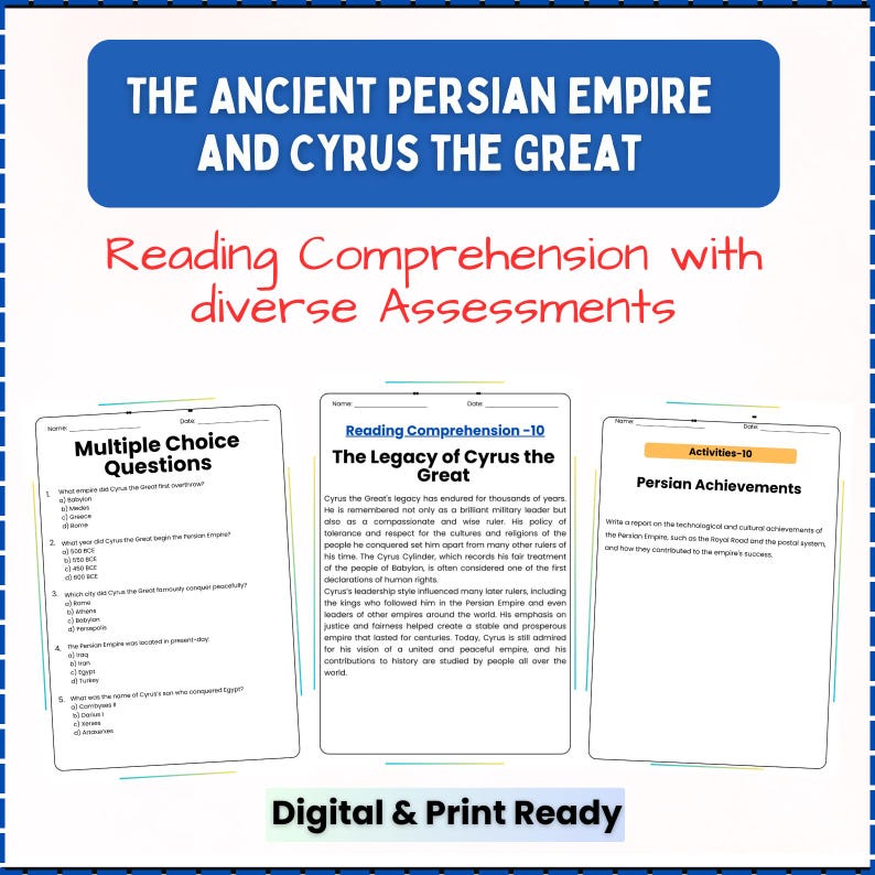 The Ancient Persian Empire and Cyrus the Great - Comprehensive History ...