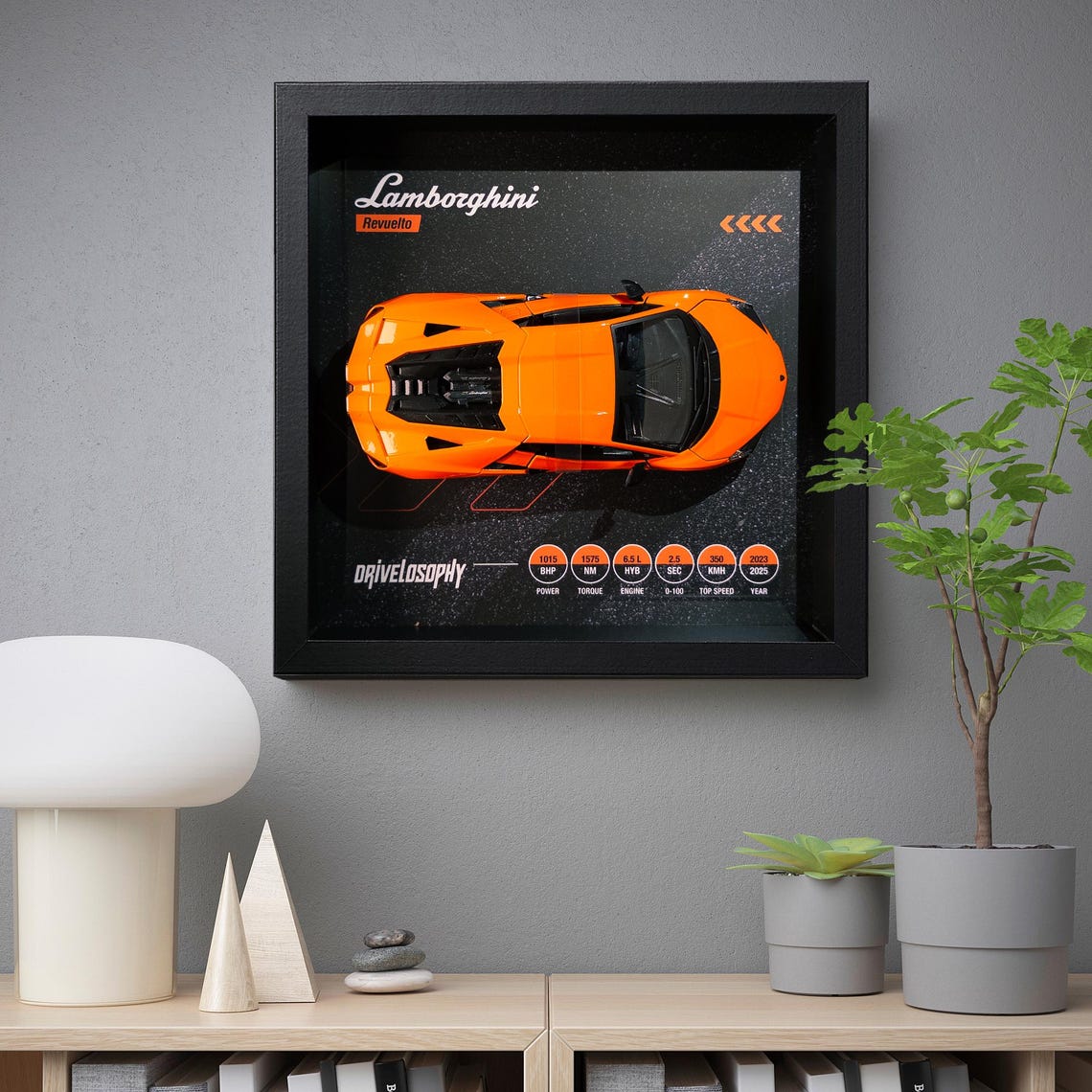 Lamborghini Revuelto 3D Frame - Etsy