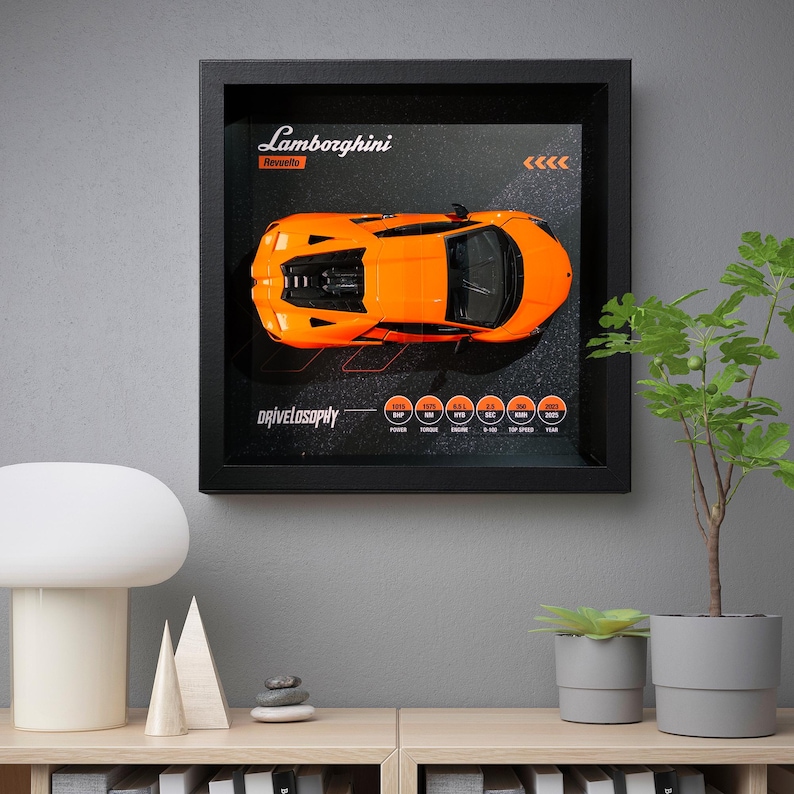 Lamborghini Revuelto 3D Frame - Etsy