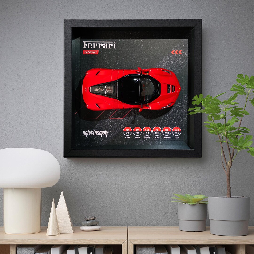 Ferrari Laferrari 3D Frame - Etsy