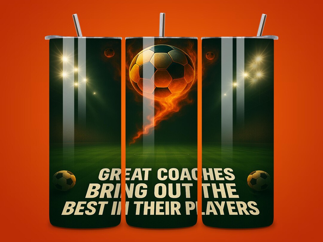 COACH 20oz Skinny Tumbler Wrap PNG, Great Coaches, Seamless Designs ...