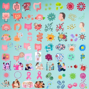 Immune System Stickers for Goodnotes, Pre Cropped Pngs, Human Body ...