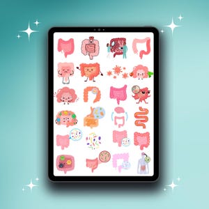 Immune System Stickers for Goodnotes, Pre Cropped Pngs, Human Body ...