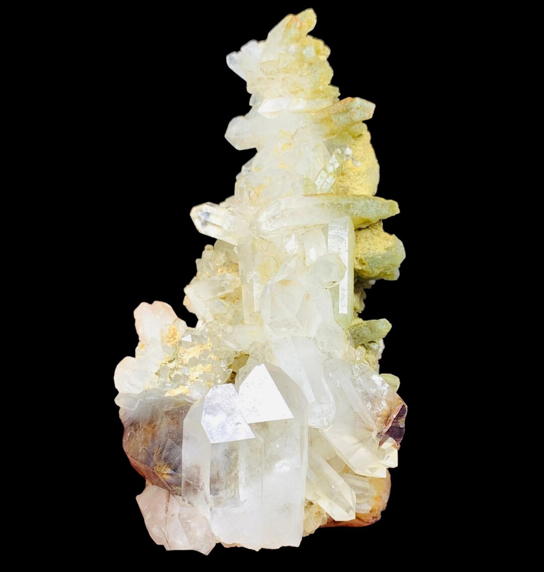 Unique Chlorine-included Quartz Cluster With Rutile & Brookite ...