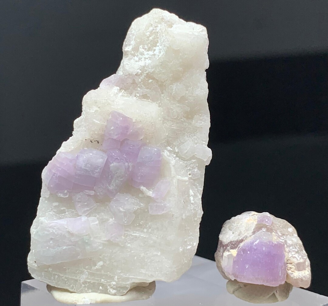 Natural Purple Apatite on Matrix - Etsy
