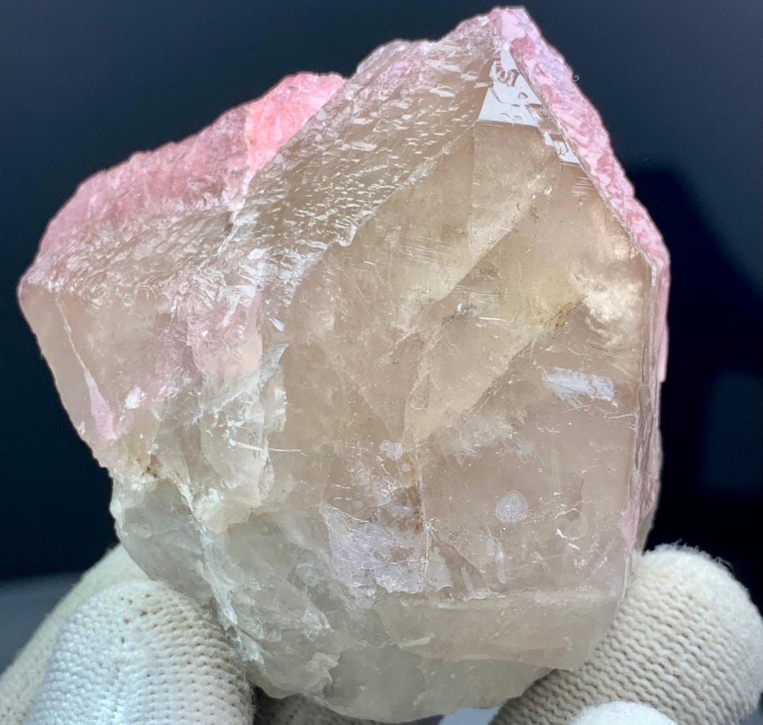 Rare Rose Quartz Crystal With Soft Pink Zoning (186g, 6.3 X 6.1 Cm) - Etsy