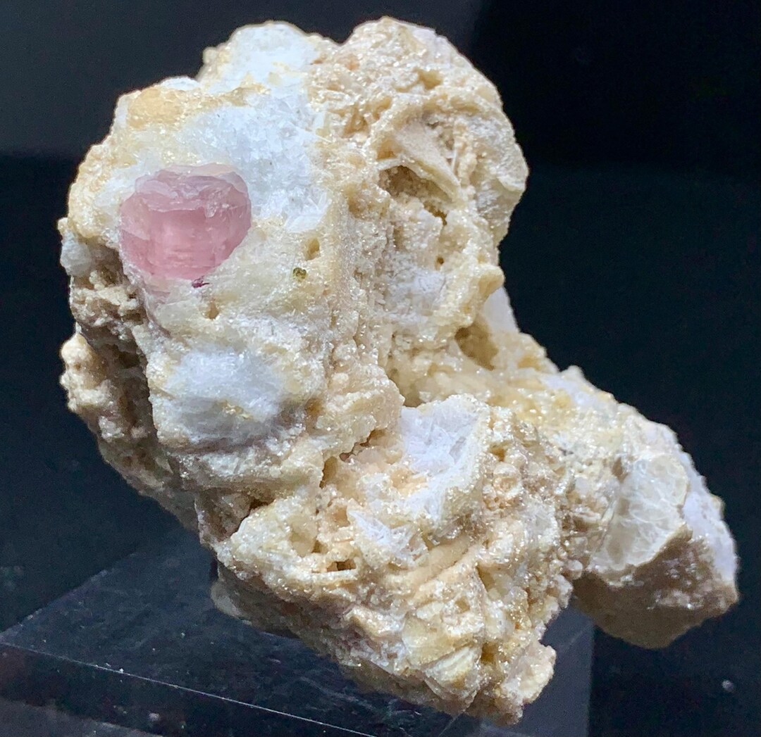 Pink Apatite Crystal on Matrix - Etsy