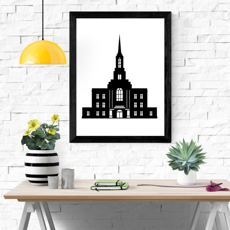 Orem Utah LDS Temple SVG, LDS Temples Svg Cut Files, Temples Silhouette ...