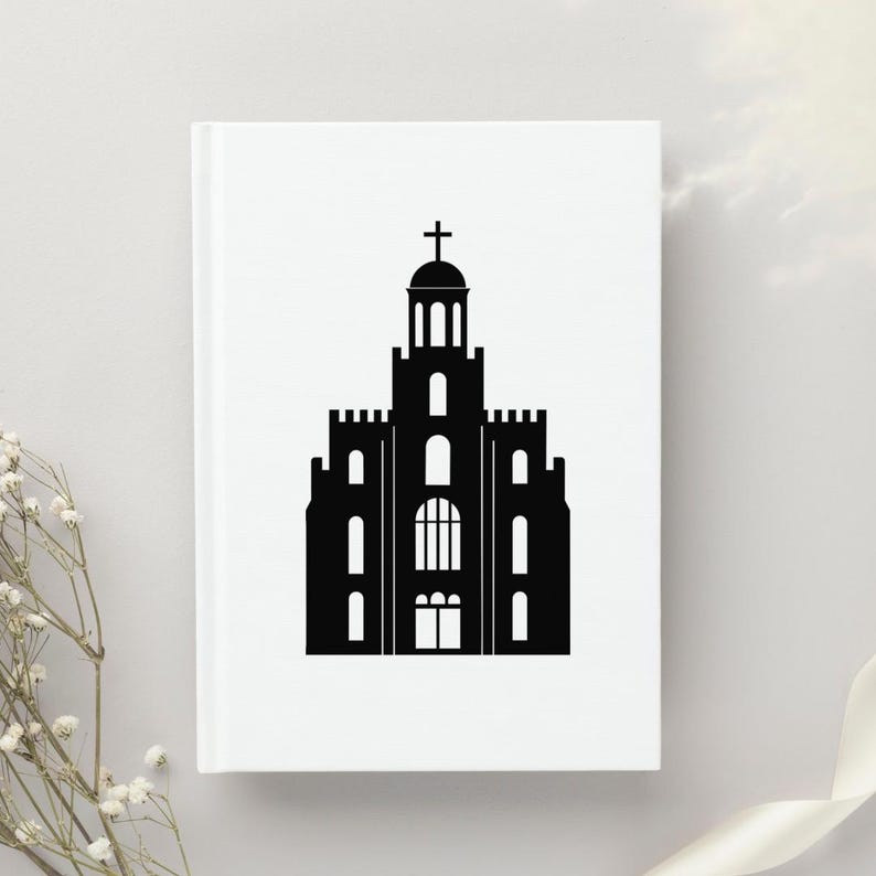 Logan Utah LDS Temple SVG: Religious Silhouette Cut Files (digital ...