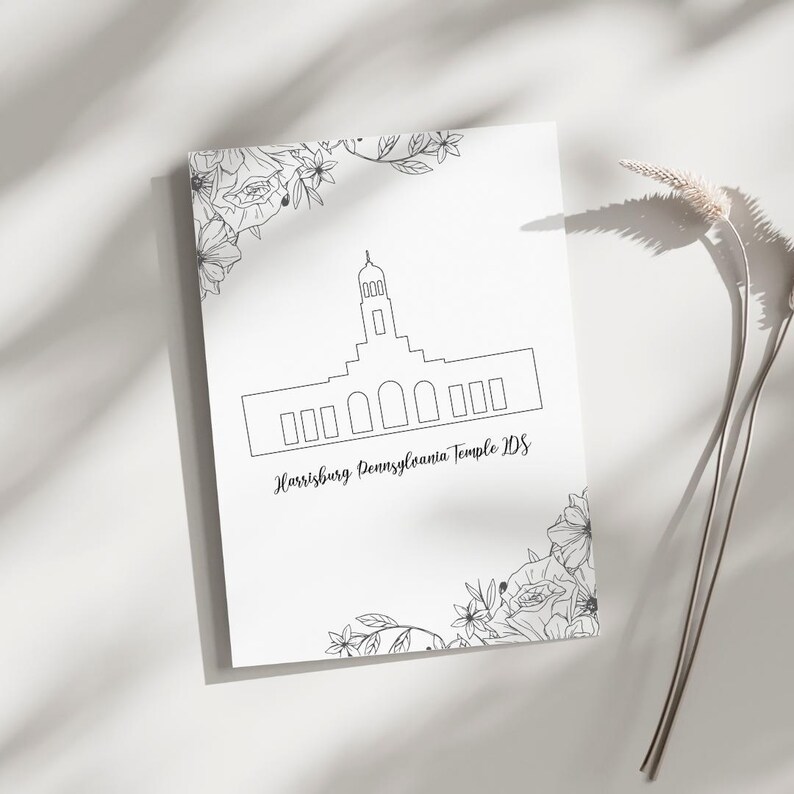 Harrisburg Pennsylvania Temple LDS SVG Cut File (digital Download ...