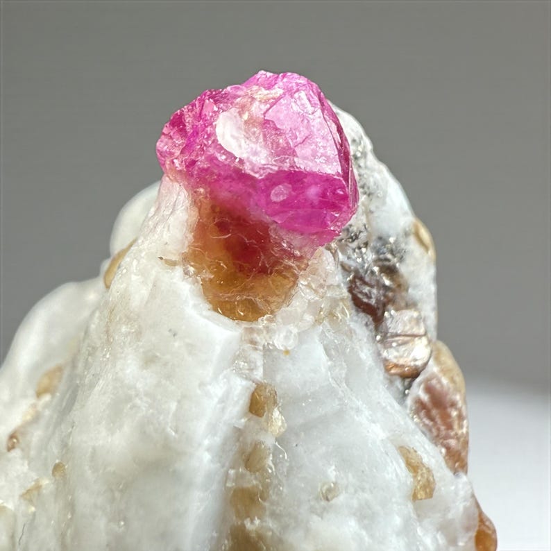 9g Natural Ruby on Matrix | Jagdalak Mine Afghanistan | Raw Red ...