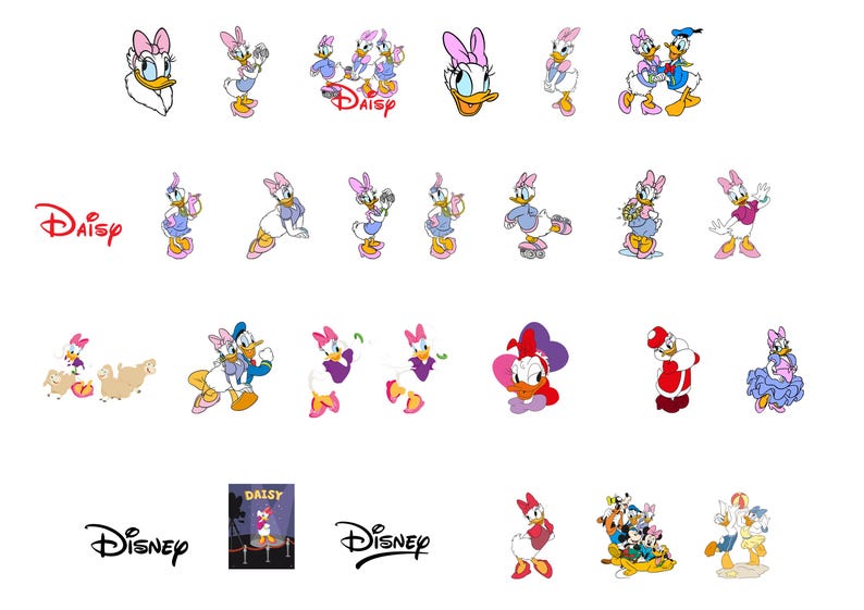 Daisy Duck Bundle - Daisy Duck Svg - Daisy Duck Png - Design - PNG ...